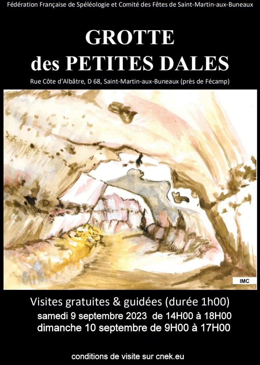 VISITES DE LA GROTTE DES PETITES DALES – CNEK
